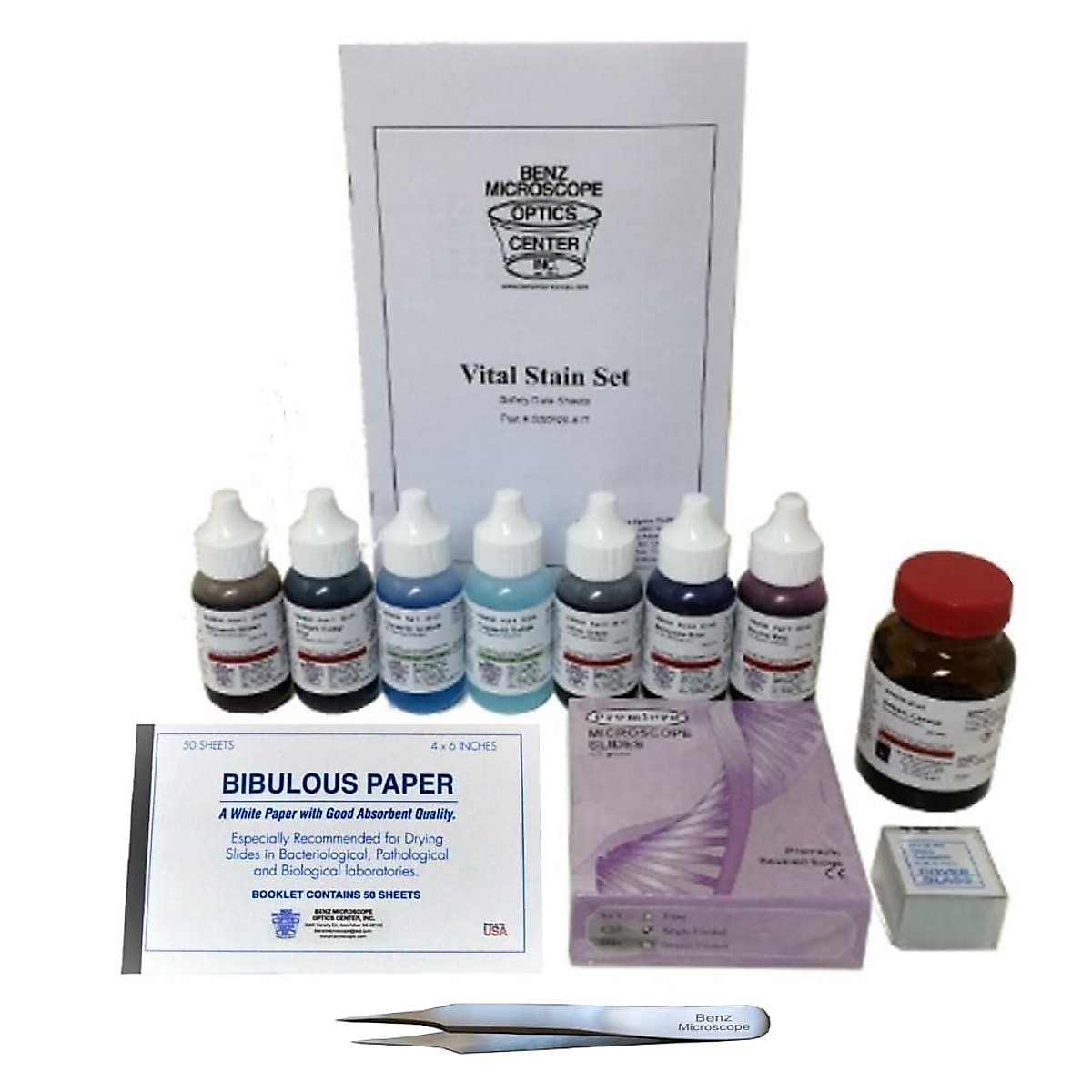 Benz Microscope Complete Slide Making Kit, 14pc