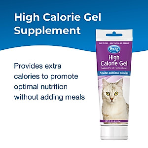 Pet-Ag High Calorie Gel Supplement for Cats - 3.5 oz - Chicken Flavor - Provides Extra Calories for Cats 8 Weeks and Older - Easy to Digest