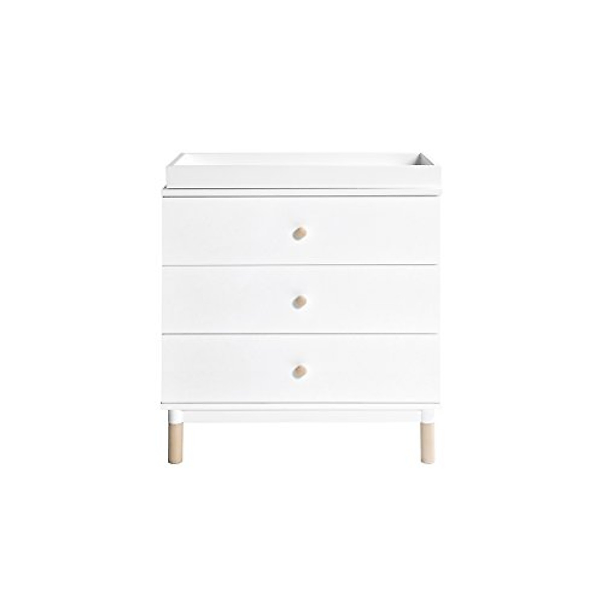 Babyletto Gelato Crib and Dresser Feet Pack in Washed Natural