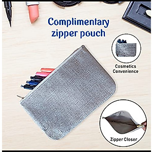 4 pc 7 grids Wardrobe Clothes Organizer , Clothes Organizer For Folded Clothes With Small Bag , Grey Wardrobe Organizer , Pants Organizer , Closet Organization