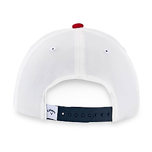 OGIO Standard Retro Headwear, White/Red/Navy, OS