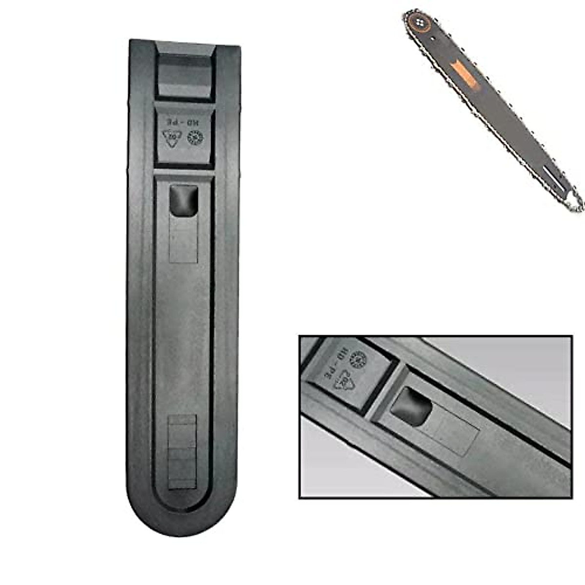 Jkapagzy Guide Cover Chain Protection Cover Chain Saw Electric Chain Saw Cover Saw 12/16/18/20" Cover Tools Pruning Garden