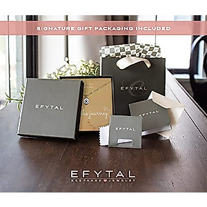 EFYTAL Graduation Gifts for Her 2024, Sterling Silver Compass Necklace, High School or College Graduation Gifts for Her, Graduation Jewelry, Class of 2024 Graduation Gifts