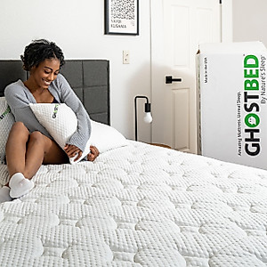 GhostBed Luxe 13 Inch Cool Gel Memory Foam Mattress - Cooling Technology & Comforting Pressure Relief, Full