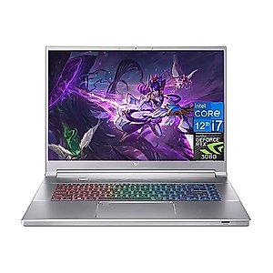 acer Predator Triton 300 SE Gaming Laptop 2023 Newest, 16" 240Hz Display, Intel Core i7 12700H Processor, NVIDIA GeForce RTX 3060 Graphics, 32GB DDR5 RAM, 2TB SSD, Backlit Keyboard, Windows 11 Home