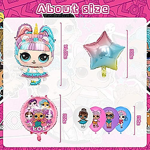 241PCS Surprise Birthday Party Supplies, Pink Birthday Party Decorations Included Banner, Backdrop, Balloon, Tablecloth, Hanging Swirl, Tableware, Blowing Dragon Party Decorations for Girls Birthday