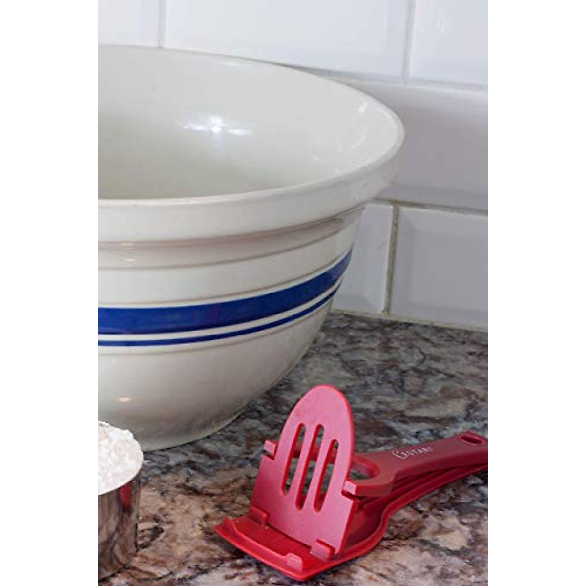 Cestari Recipe Holder Stand for Smartphones and Tablets, Keep Your Phone, Kindle, or iPad Convenient While Cooking - Original Kitchen Gadget Phone and Tablet Stand