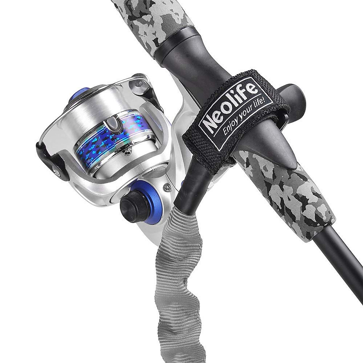 WONITAGO Stretchable Kayak Paddle Leash, Coiled Rod Leash Tool Lanyard for Kayak and SUP Paddles, Fishing Poles Rods，1 Pack