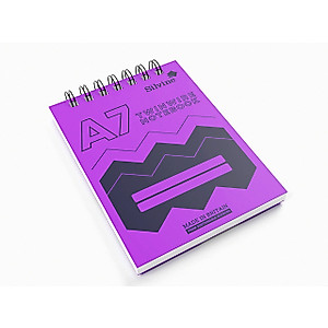 Silvine 160 Page A7 Wirebound Notebooks with Durable Wipe Clean Covers [Assorted Pack of 20],POLYA7AC