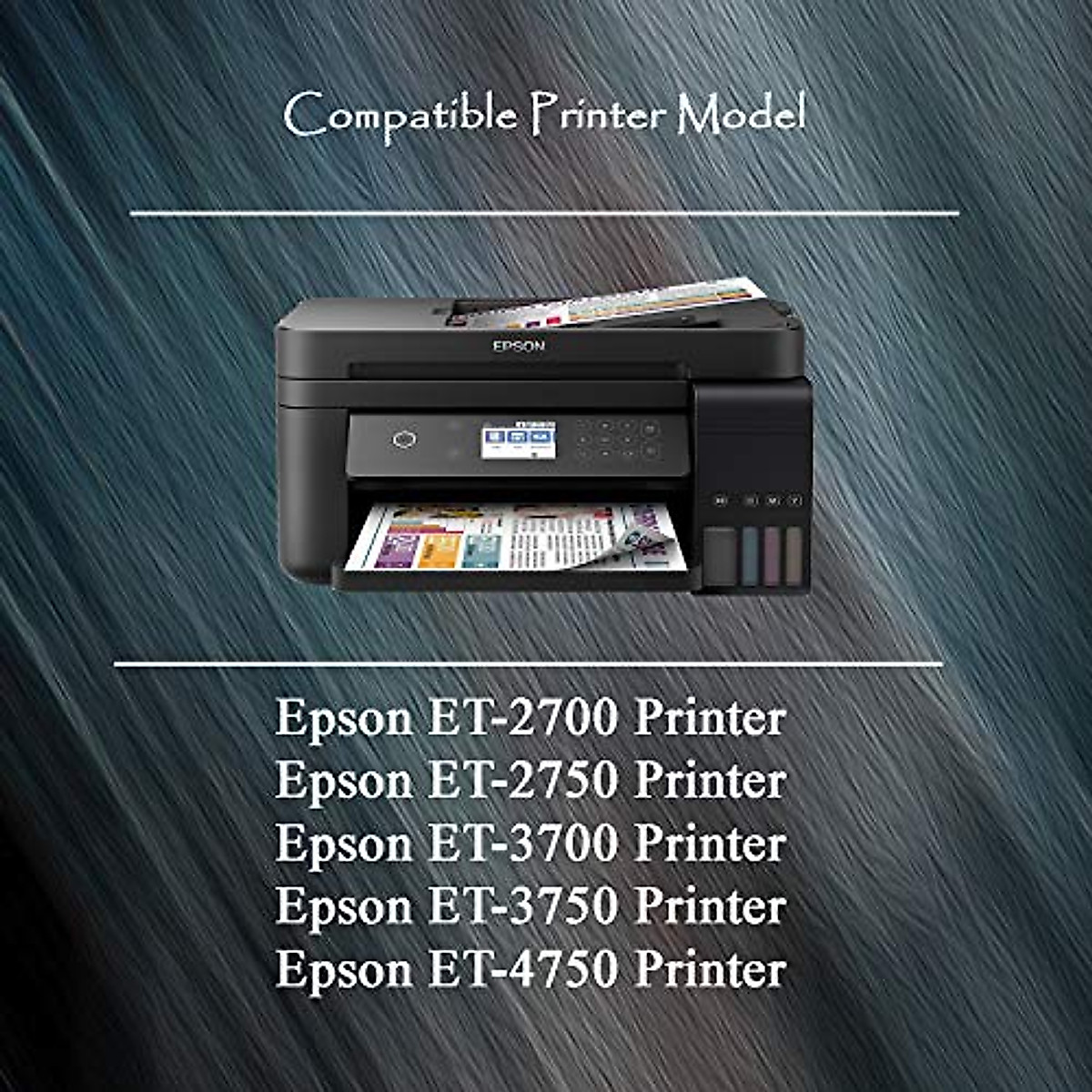 TG Imaging (1xYellow) Compatible Ink Bottle Refilled (1 Pack, Yellow) T502 502 Work for Epson ET-4750 ET-3700 ET-3750 ET-2700 ET-2750 Printer