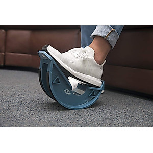 North American Healthcare Foot Rocker Blue -Optimal Foot Position for Flexibility, Plantar Fasciitis, Achilles tendonitis, and other Chronic Conditions