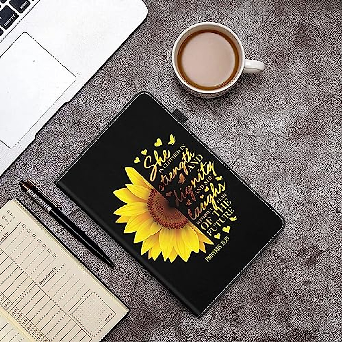 Case Cover for Kindle Fire 7 Tablet (9th/7th/5th Generation, 2019/2017/2015 Release), Slim Folding Stand Cover with Auto Wake/Sleep, Sunflower Christian Bible