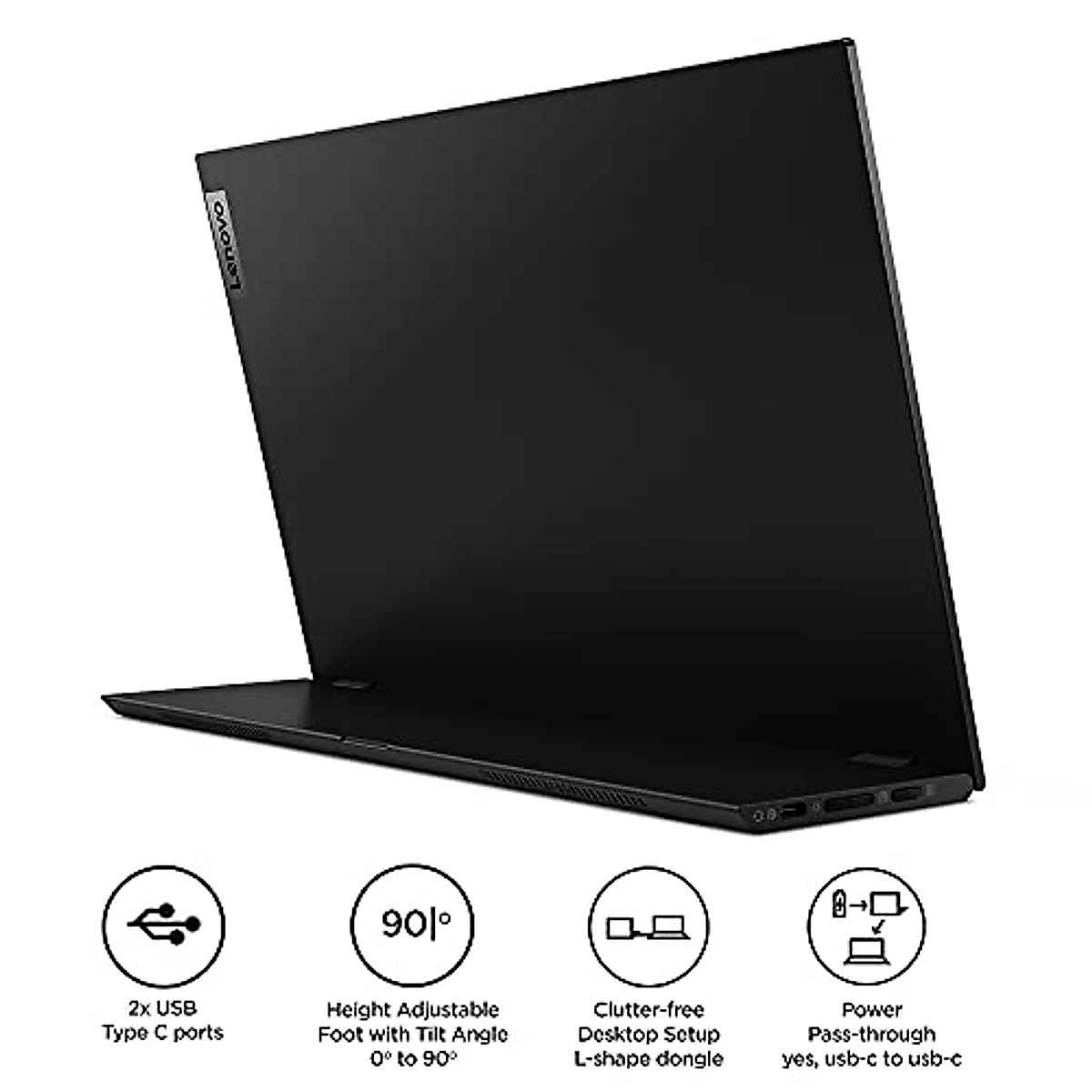 ThinkVision M14t USB-C Mobile Monitor with Touch Screen - Black — 🛍️ ...