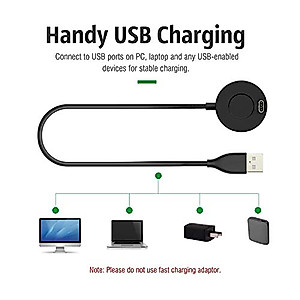 Charger Compatible with Garmin Fenix 7/7S/7X, Fenix 6/6S/6X, Fenix 5/5S/5X Charger Charging Stand, Charging Dock Station Cradle Holder with 1m USB Cable for Vivoactive 3 Vivoactive 4 Smartwatch