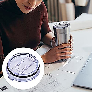 DanziX 10 Pcs Replacement Gasket Compatible with Contigo Snapseal Byron Travel Mug 16oz & 20oz,Leak-Proof Rubber Seals Lid Gaskets Replacement for Contigo Mugs (Black&White)