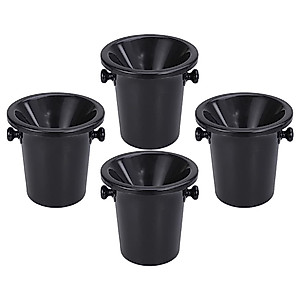 YARDWE 4Pcs Wine Tasting Dump Bucket Champagne Bucket Spit Wine Barrels Ice Bucket Cold Wine Barrels for Wine Whiskey Cocktails
