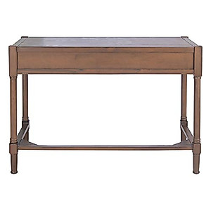 Safavieh Home Collection Filbert Brown 2-Drawer Writing Desk DSK5701C, 0