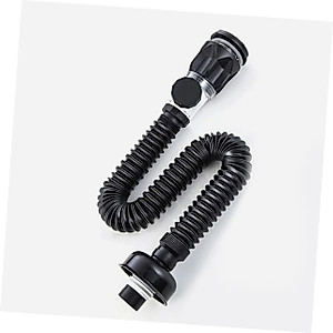 ORFOFE Sewer Drain Bathroom Sink Drain Kit Kitchen Sink Drain Tail Flexible Drain Sink Parts Sink Extension Drainage Drain Sewer Stainless Steel Components