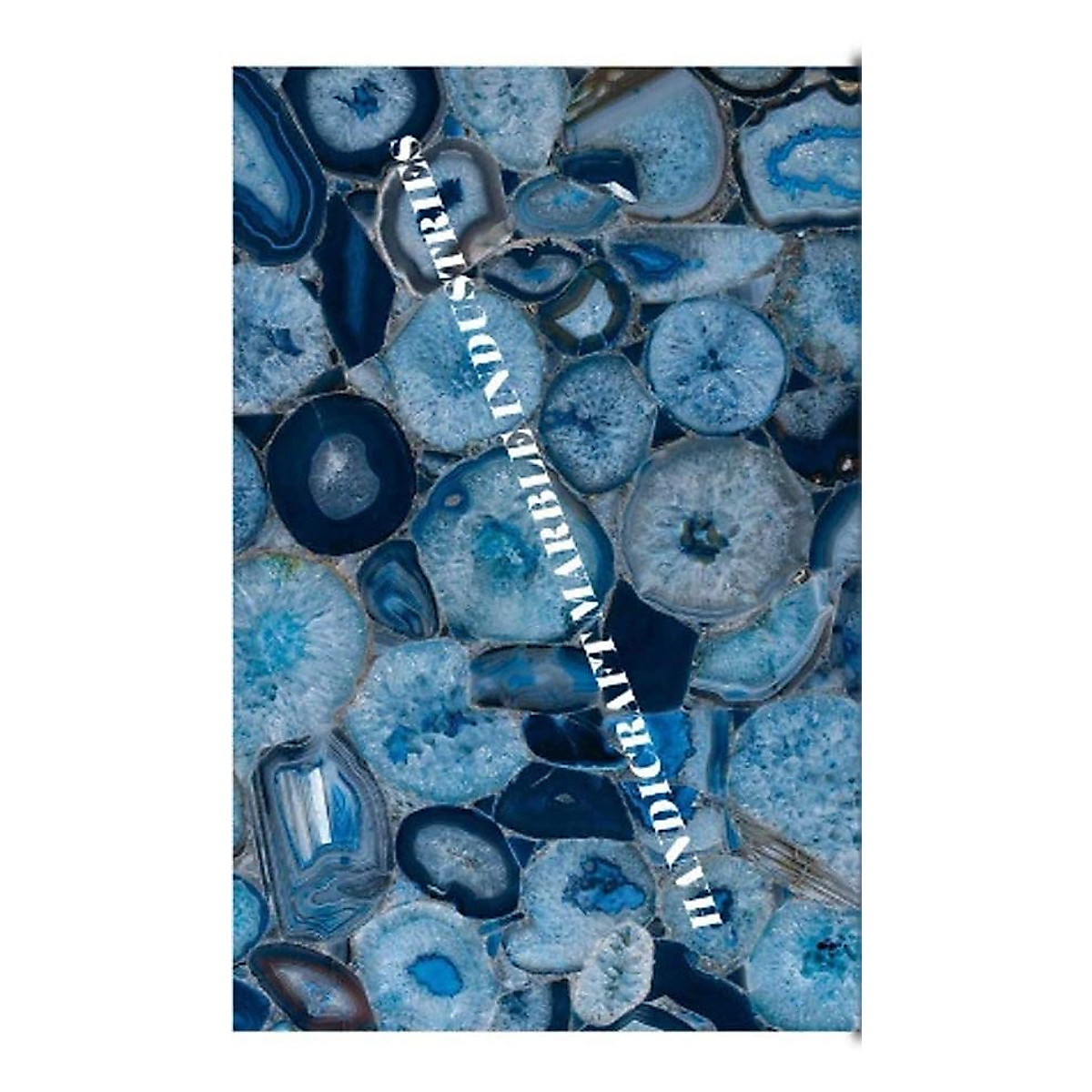 36" x 12" Inch Blue Agate Centre Table Top, Counter Top Blue Agate Stone, Eating Table, Stone Table Top, Piece Of Conversation, Family Heir Loom