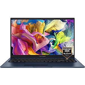 ASUS Vivobook 15 15.6”FHD Laptop | Intel Core i3-1215U | Intel UHD Graphics | 16GB DDR4 RAM | Webcam | Windows 11 Home in S Mode | w/Mousepad (16GB RAM | 1TB PCIe SSD)