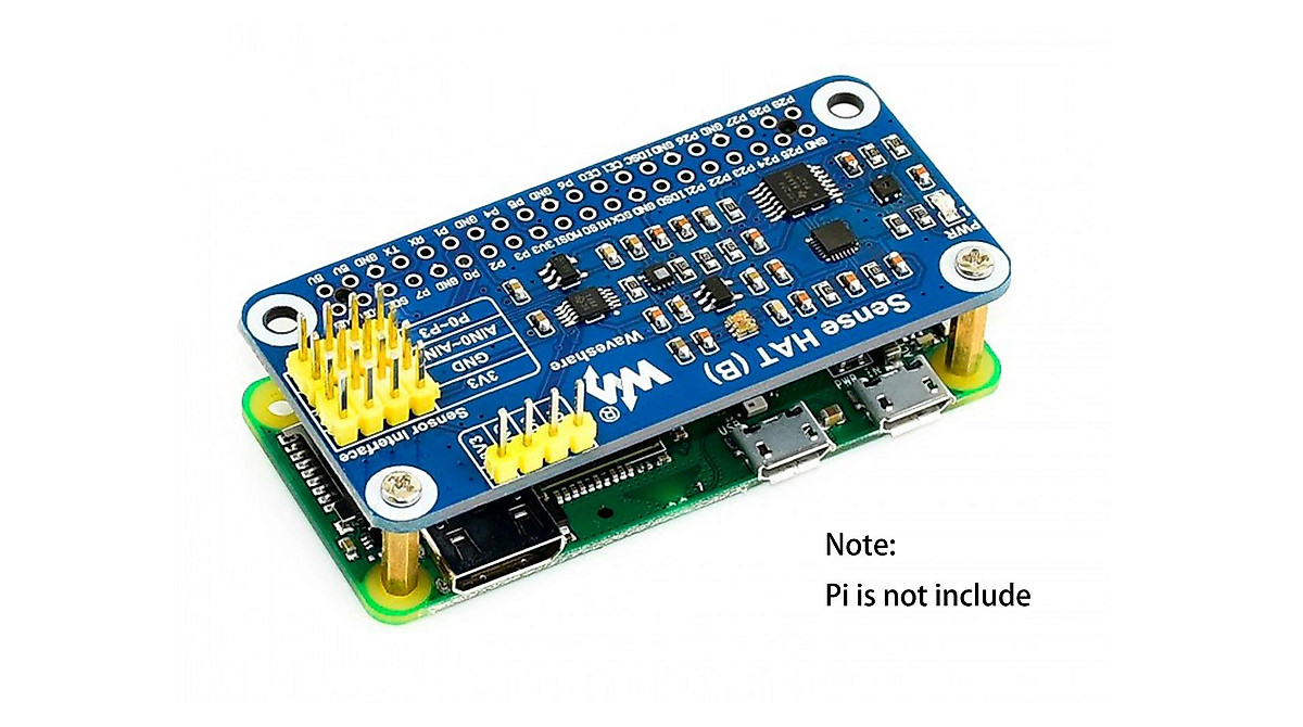 Sense HAT (B) for Raspberry Pi - Multi Sensors & I2C