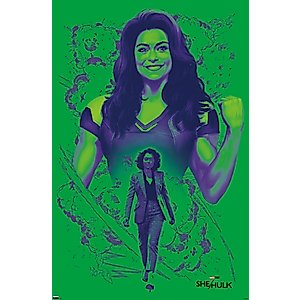 Trends International Marvel She-Hulk: Attorney At Law - Pose Wall Poster, 34L x 22.4W, Premium Unframed Version