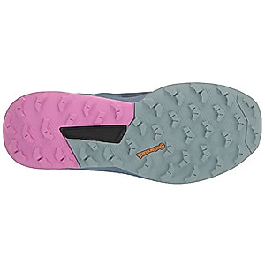 adidas Women's Terrex Trailrider Trail Running Shoe, Wonder Steel/Magic Grey Met/Pulse Lilac, 8