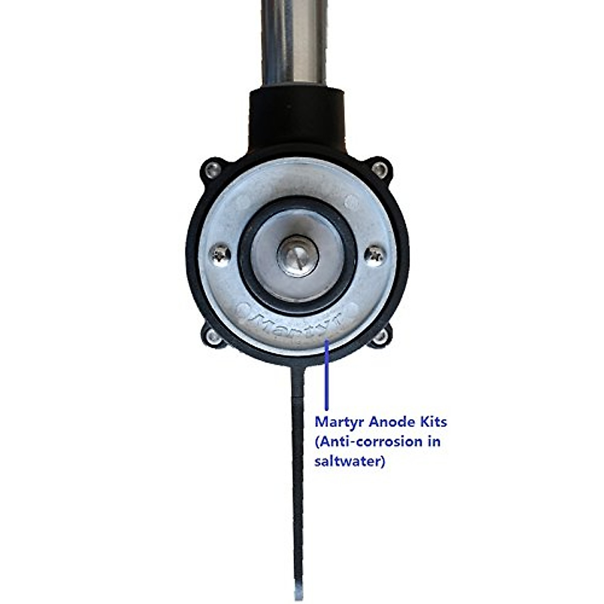 Caroute W300-24V 160LB Brushless Electric Boat Trolling Motor for Steering Wheel Control Large Thrust Saltwater 160 Pound