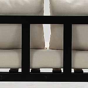 HOMCOM Single Person Chaise Lounger, Modern Sofa Bed with 5 Adjustable Positions, 2 Large Pillows, and Birch Legs, Beige Yellow