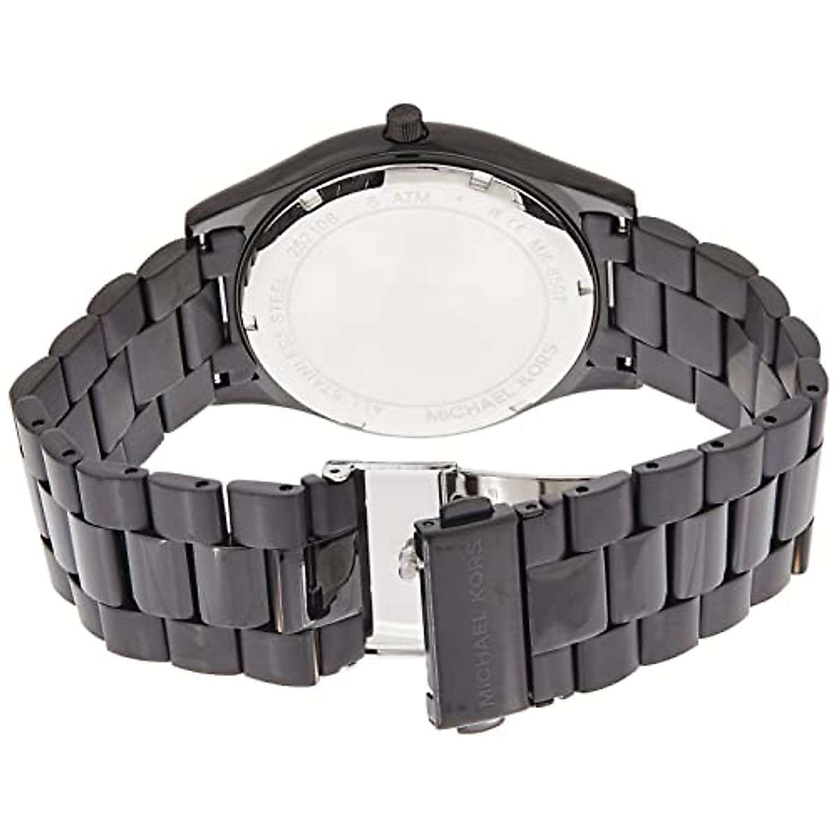 Michael Kors Men's Slim Runway Black Watch MK8507