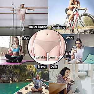 3 pcs Ballet Dance Briefs-Nude Underwears(Toddler Girls Women)