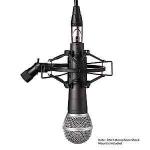 LYRCRO Microphone Shock Mount Holder Clip Mic Anti-Vibration for 22mm-26mm Diameter Dynamic Mic Like Shure SM58 58S SM57 PAG48 Sennheiser E835 E845 AKG D5S Samson Q7 Q8 Behringer Xm8500
