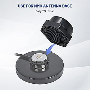 Anina NMO Antenna Mount Cap with O Ring Seal Dust Weather Rain Cover 2-Pack