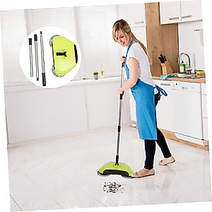 Veemoon 3 1 Carpet Cleaner Machine Push Broom Push Cleaning mop Manual mop Cleaner Carpet Sweeper Floor Cleaning Machine Floor Sweeper Cleaner mop Wood Floor to Rotate Vacuum Ground Brush