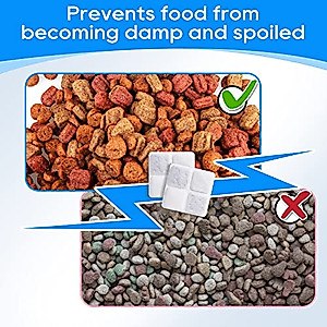 MyfatBOSS Pet Food Desiccant Bag Compatible with Petlibro Automatic Cat dog Feeders, 8 Pack Upgrade Desiccant Packets Keep Pet Food Dry and Fresh for Pet Feeder PLAF001,PLAF002,PLAF101,PLAF005,PLAF006