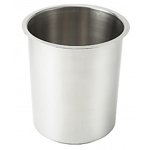 Crestware 2-Quart Stainless Steel Bain Marie, Large, Silver