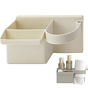 yuxun Blow Dryer Holder Wall Mount - 3 in 1 Wall Mounted Hair Tool Organizer | Hair Dryer Holder, Bathroom Organizer for Hair Dryer, Flat Irons, Curling Wands, Hair Straighteners