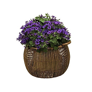 KOUBOO Large Open Weave Rattan Storage Basket