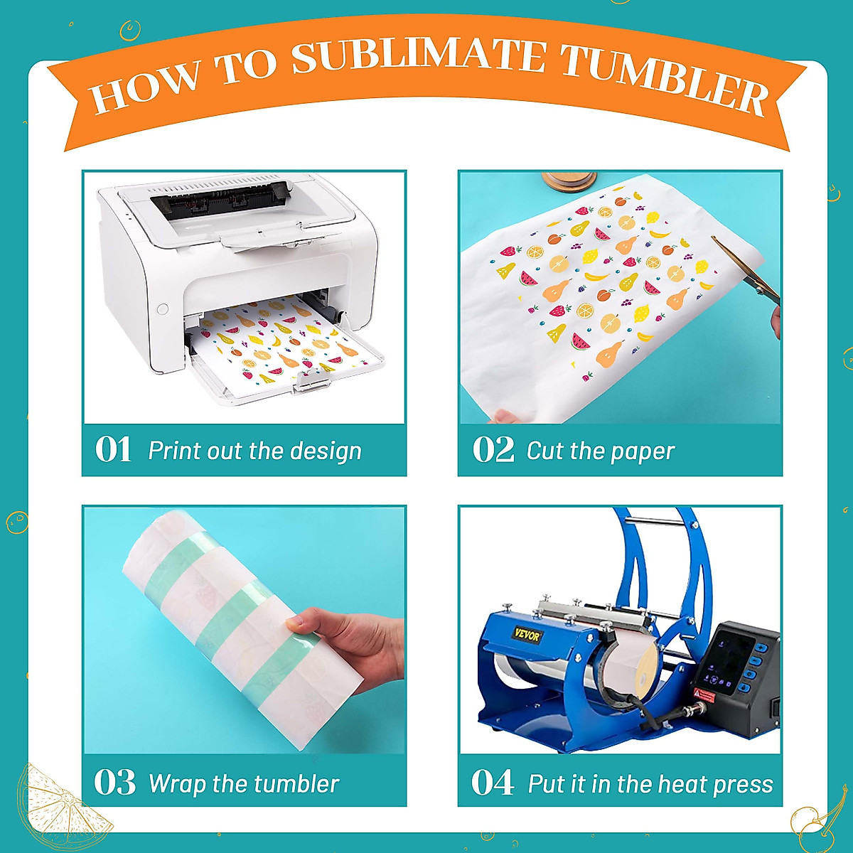 Joyclub 10 Pack Sublimation Glasses Blanks with Bamboo Lids and Straws 16 OZ Frosted Glass Can Tumbler Cups with Shrink Wrap Films for Iced Coffee Beer Juice Soda DIY Gift