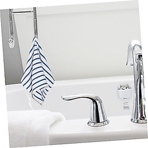 IMIKEYA 4pcs Glass Door Hook Metal s Hooks Bathroom Hook Shower Hook Shower Door Hanger Towel Hooks for Bathroom Door Drawer Cabinet Hook Heavy Organizer Double Sided 304 Stainless Steel