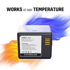 XYT-TECH 1-Pack Replacement Arlo Pro 2 Battery Compatible with Alro Pro, Alro Pro 2 Camera 2440mAh