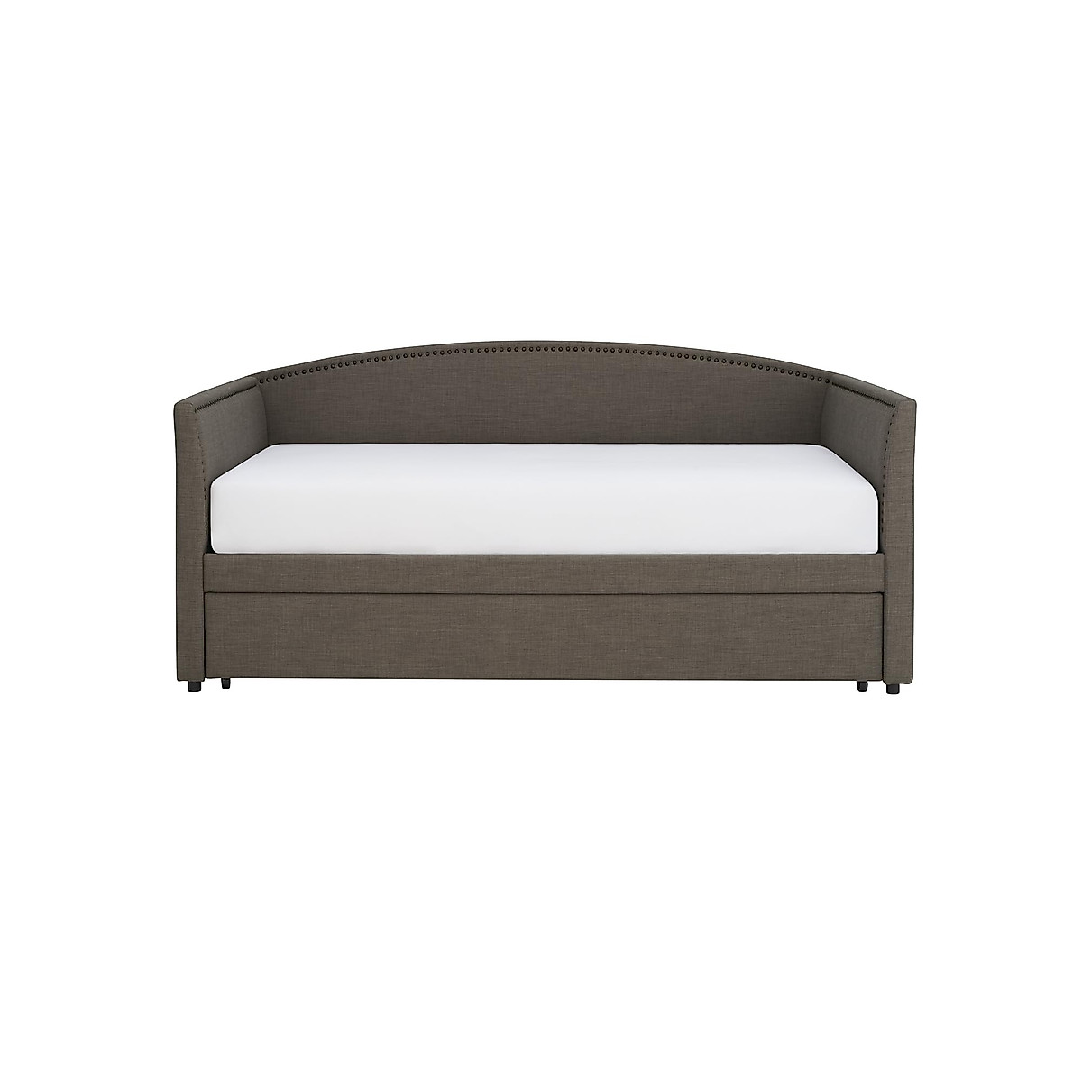 DHP Clara Linen Twin, Grey Daybed, Gray