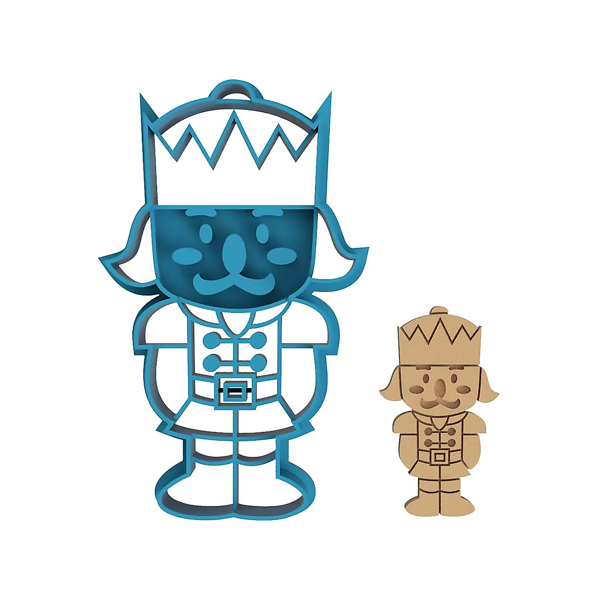 Christmas Nutcracker Soldier - Cookie Cutter/Sugar Cookie/Fondant/Clay (1480)