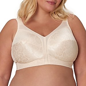 Playtex Women's Plus Size 18 Hour Original Comfort Strap Bra #4693, Natural Beige, 46 D