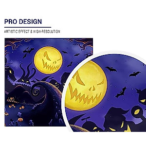 Allenjoy 6 x 6 FT Horror Halloween Backdrops for Photography Nightmare Background Trunk Trick Or Treat Party Decorations Banner Photoshoot Photo Booth Prop