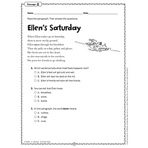 Scholastic Teaching Resources SC-546053 Comprehension Skills Gr 2 40 Short Passages For Close Reading