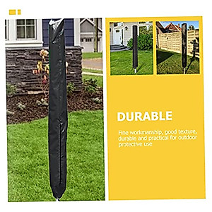 Alipis Clothes Drying Rack Cover Zipper Foldable Drying Rack Outdoor Drying Rack Laundry Racks for Drying Clothes Laundry Drying Rack Rotary Washing Line Cover Umbrella Cover