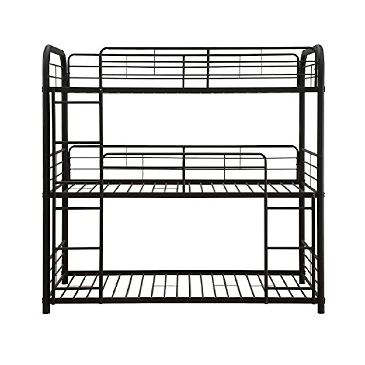 ACME Furniture Cairo Triple Bunk Bed, Twin, Sandy Black