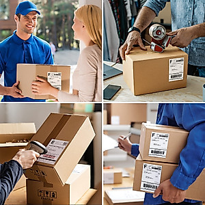 MaxGear 4x6 inch Shipping Address Labels,for Inkjet or Laser Printer, USPS Postal Mailing Shipping Labels, Matte White Paper Sheets, Permanent Strong Adhesive, Dries Quickly, 100 Pcs