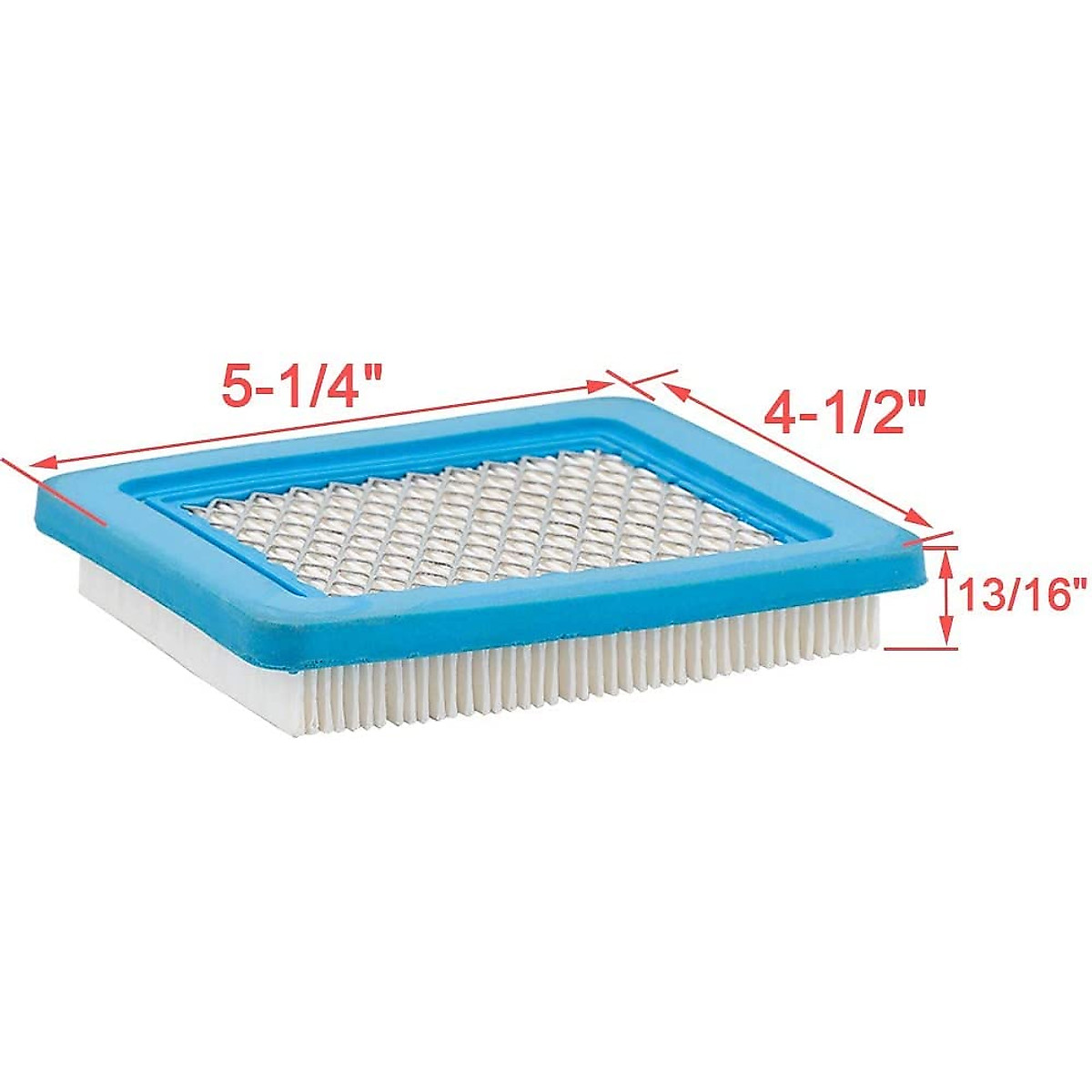 BEIYIPARTS 491588S Air Filter for 491588 4915885 399959 Flat Air Cleaner Cartridge 3.5 to 6 HP Engine Lawn Mower w 271933 491435 493537 Pre Filter